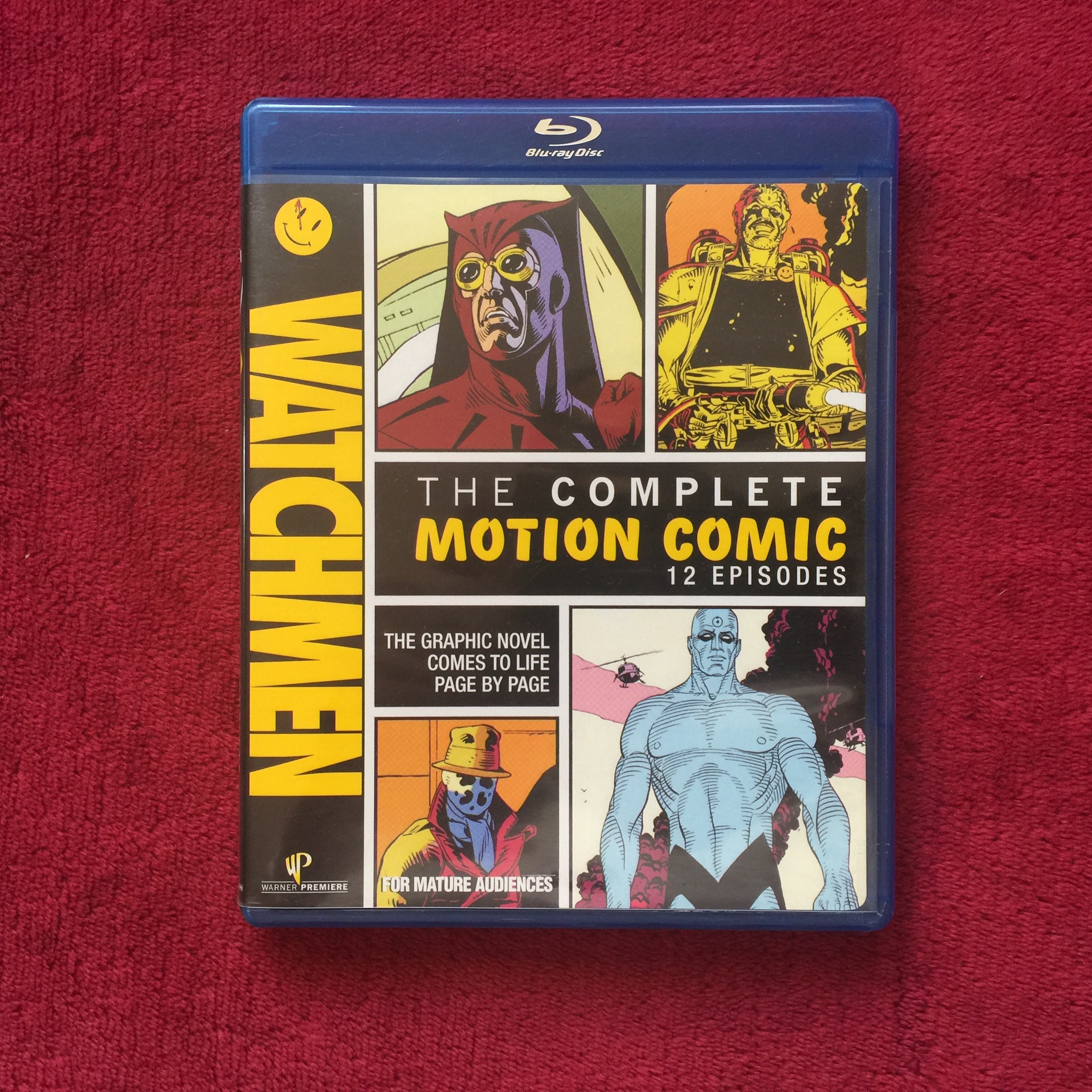 Watchmen: The Complete Motion Comic. Blu-Ray. – formatomuertodistro