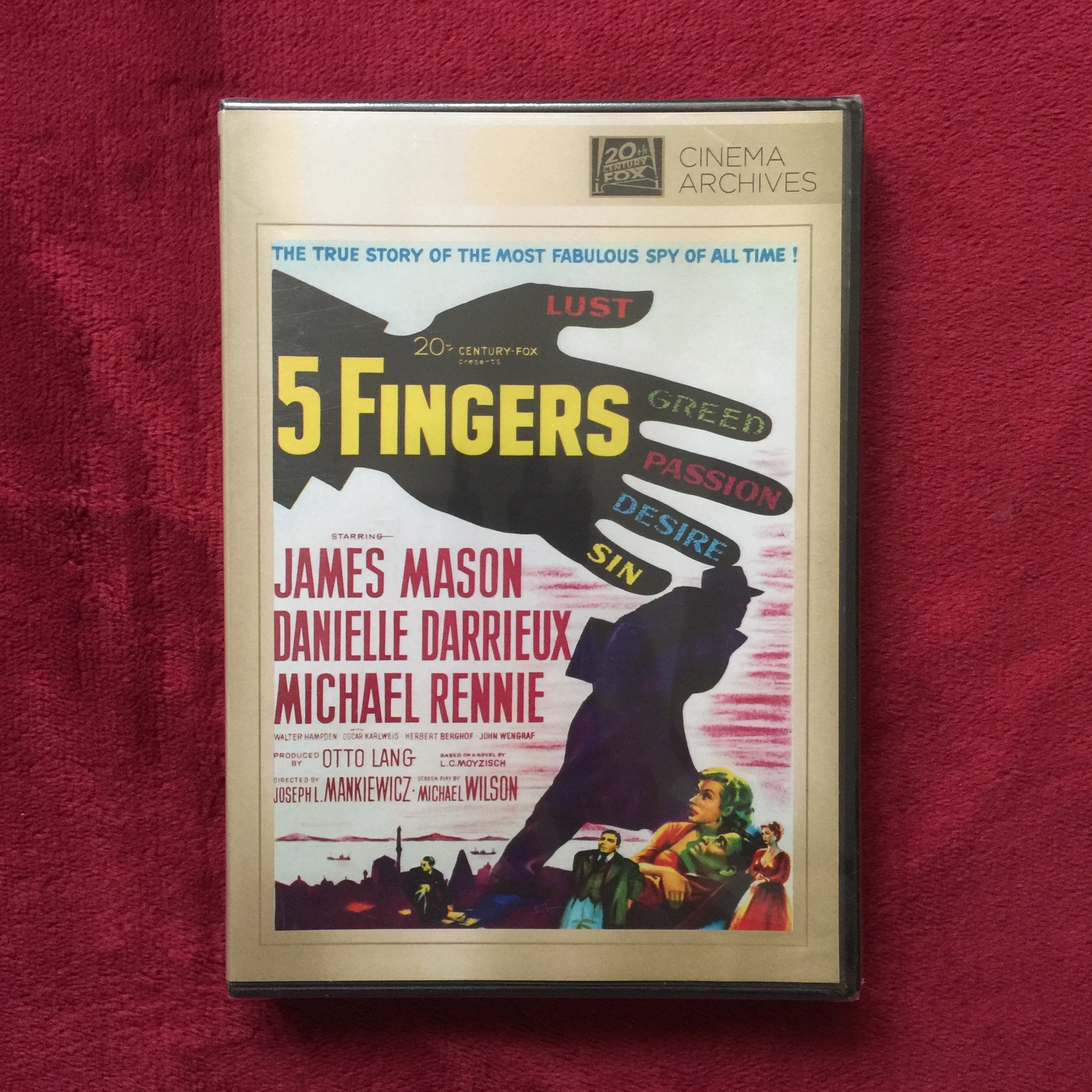 5 FINGERS. DVD. Nuevo, importado. – formatomuertodistro